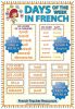 French Days of the Week – Flash Cards & Charts | Woodward French