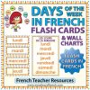 French Days of the Week – Flash Cards & Charts | Woodward French