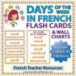 French Days of the Week – Flash Cards & Charts | Woodward French